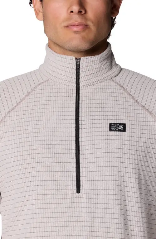 Mountain Hardwear Summit Grid Half-zip - City Fog