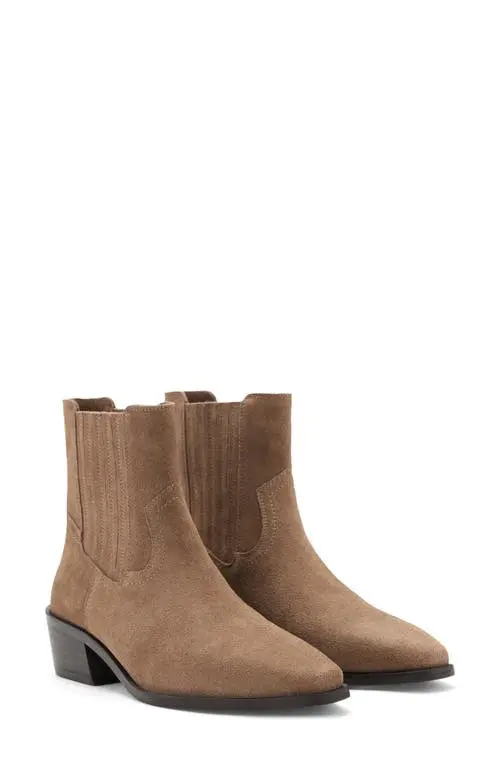 Mango Suede Ankle Boots