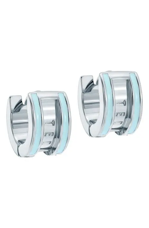 Ted Baker London Classic Huggie Hoop Earrings - Metallic Silver