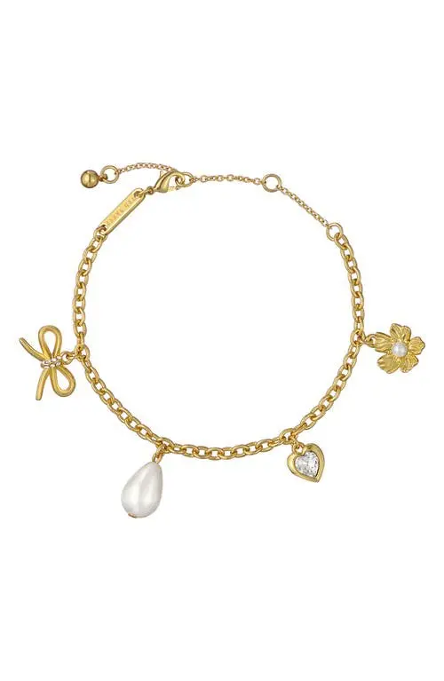Ted Baker London Isabella Icon Charm Bracelet - Metallic Gold