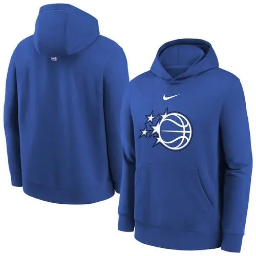 Nike Youth Orlando Magic 2025/26 Club Fleece Hoodie - Blue