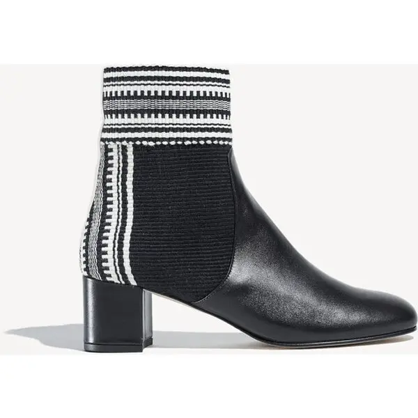 AMAMBAIH Lola Ankle Boot - Black Ivory