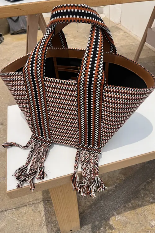 AMAMBAIH Small Tote Bag - Cognac