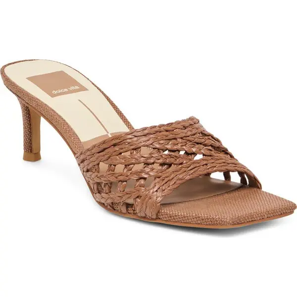 Dolce Vita Bowen Sandal - Cognac Raffia