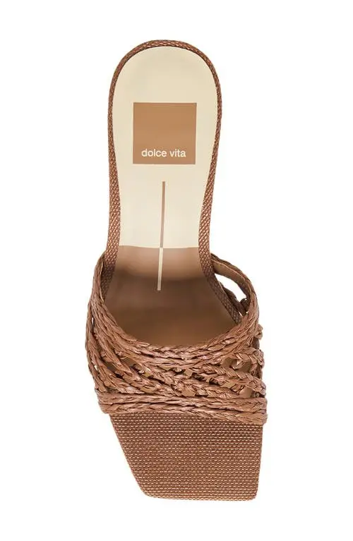 Dolce Vita Bowen Sandal - Cognac Raffia