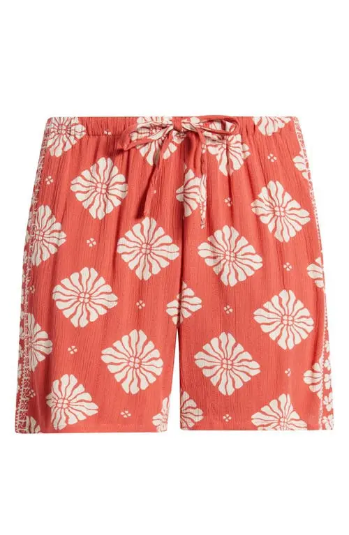 Rip Curl Ventura Drawstring Shorts - Red