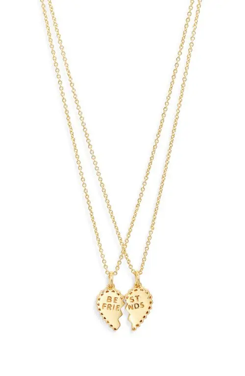 KIARA BY KI-ELE Best Friends Charm Necklace - Gold