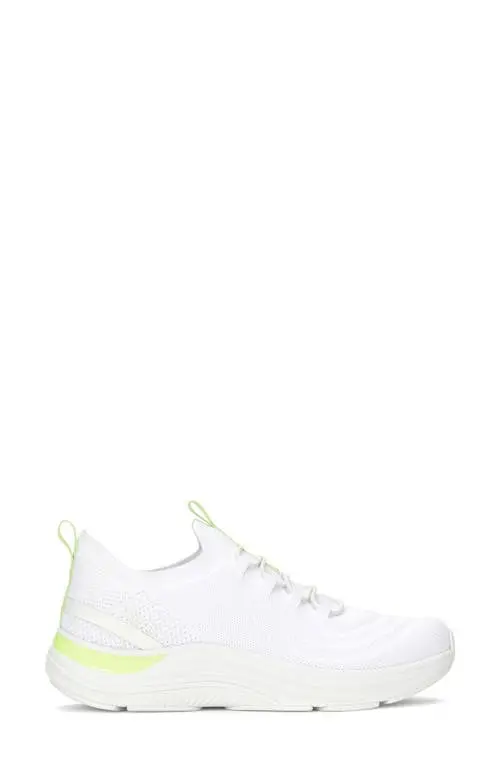 Keds® Bliss Knit Slip-on Sneakers - White/neon Lime Green