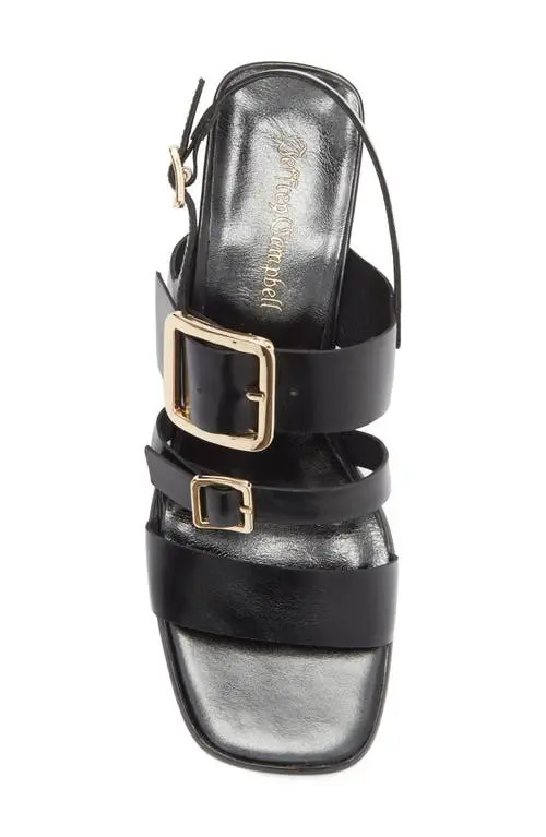 Jeffrey Campbell Righteous Cage Sandal - Black