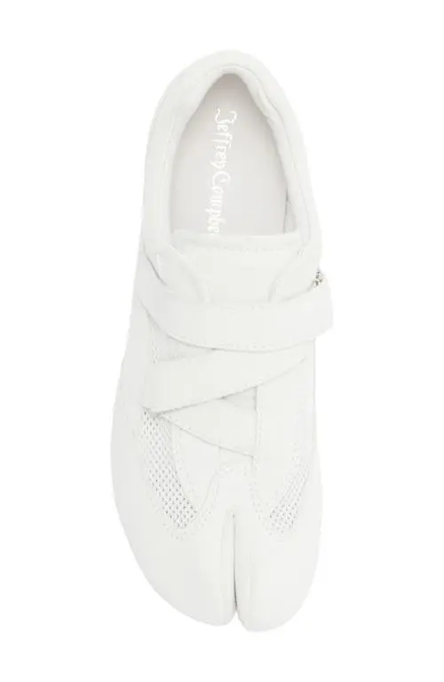 Jeffrey Campbell Planeta Split Toe Sneakers - White Combo