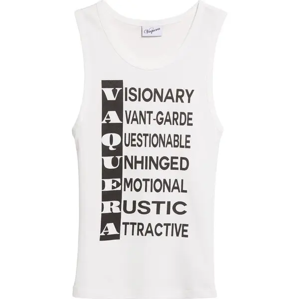Vaquera Anagram Logo Graphic Tank