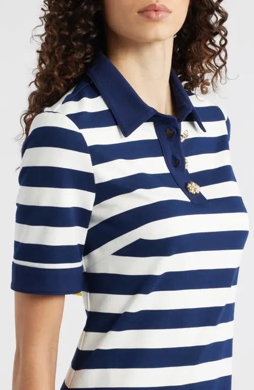 Eliza J Striped Knit Shift Dress