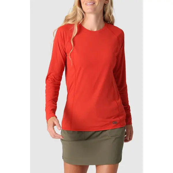 OUTDOOR RESEARCH Echo Performance Long Sleeve T-shirt - Cardinal