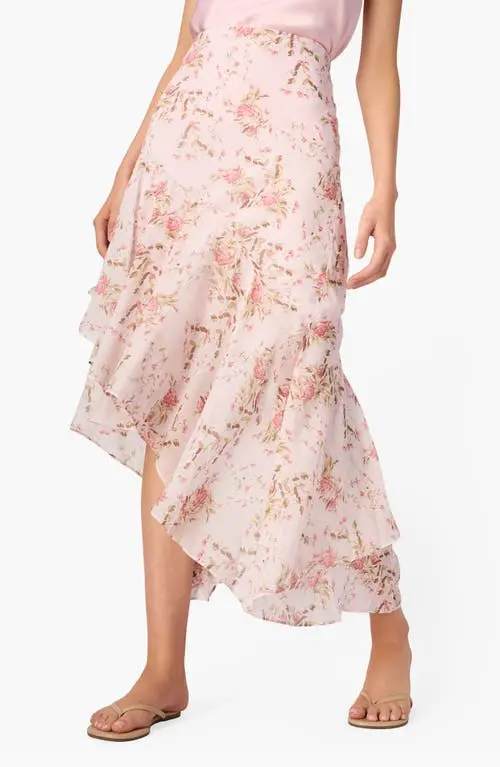 Cami Nyc Yazmeena Asymmetric Ruffle Chiffon Skirt - Painted Petals