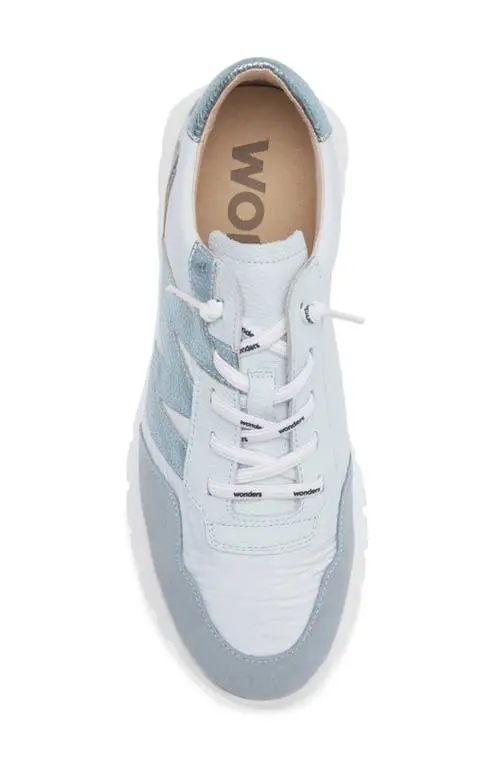 WONDERS Platform Lace-up Sneaker - Aura/aura