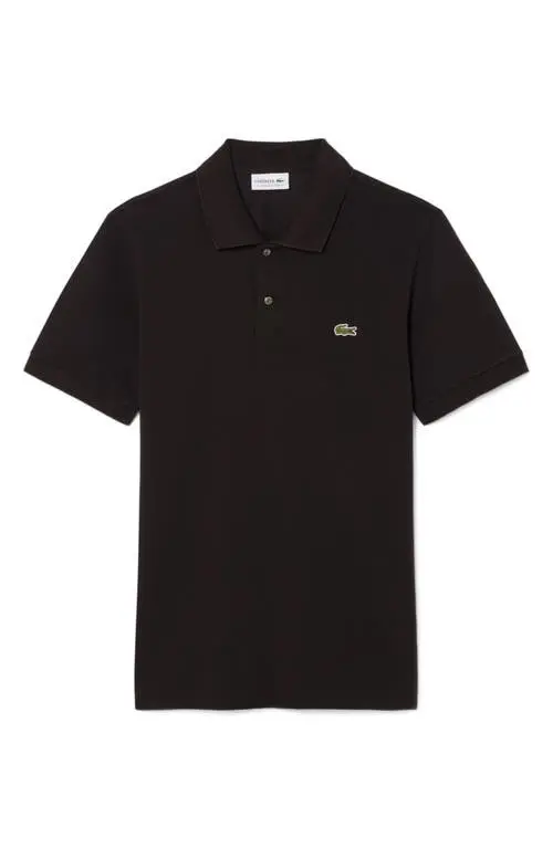 Lacoste Essentials Classic Fit Cotton Blend Piqué Polo - Buffalo
