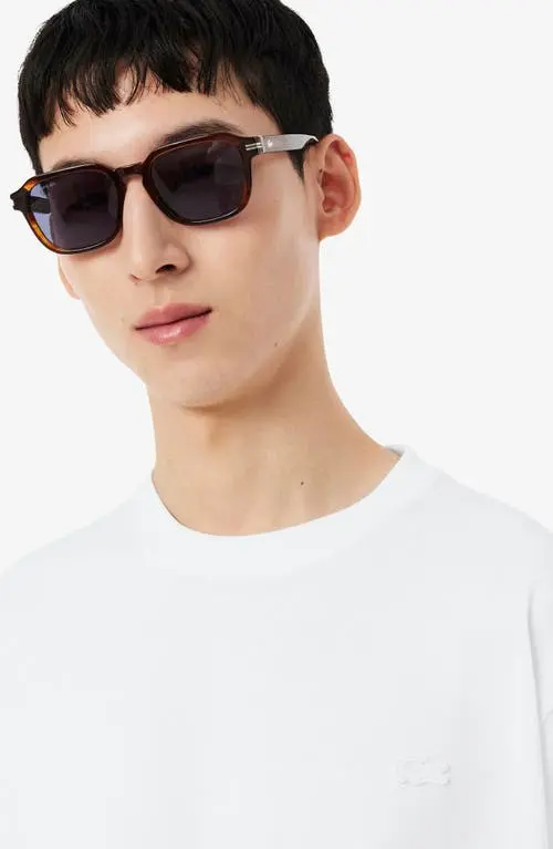 Lacoste Tennis Court Cotton Graphic T-shirt