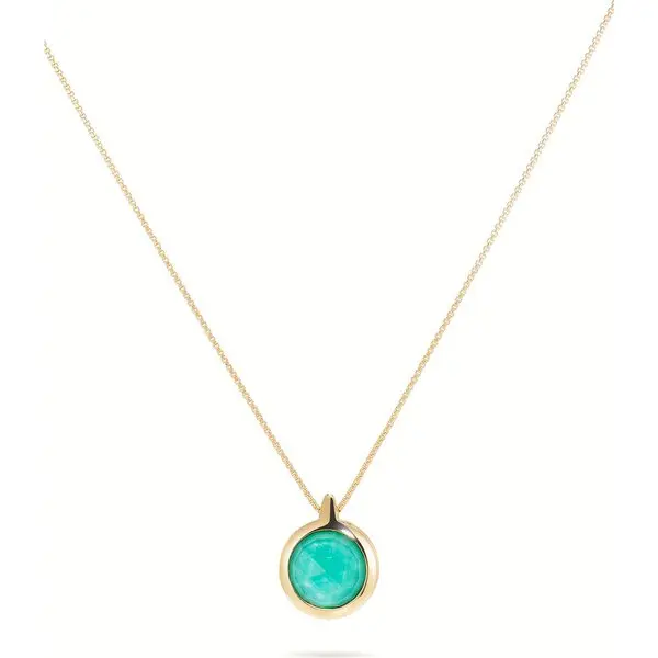 DEAN DAVIDSON Ipanema Long Pendant Necklace - Banyan Green