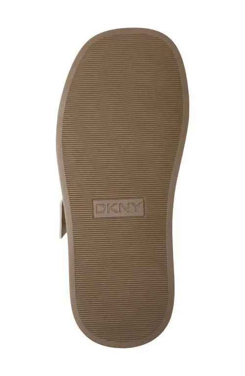 Dkny Leocadia Platform Slides - Champagne