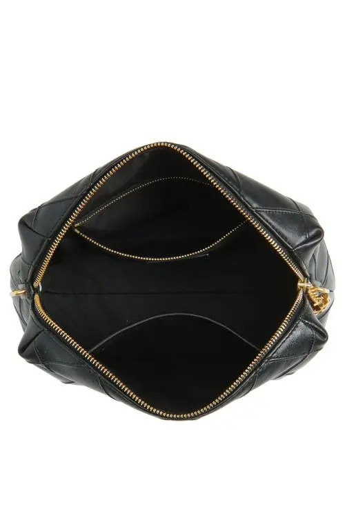 Tory Burch Large Fleming Leather Crossbody - Black