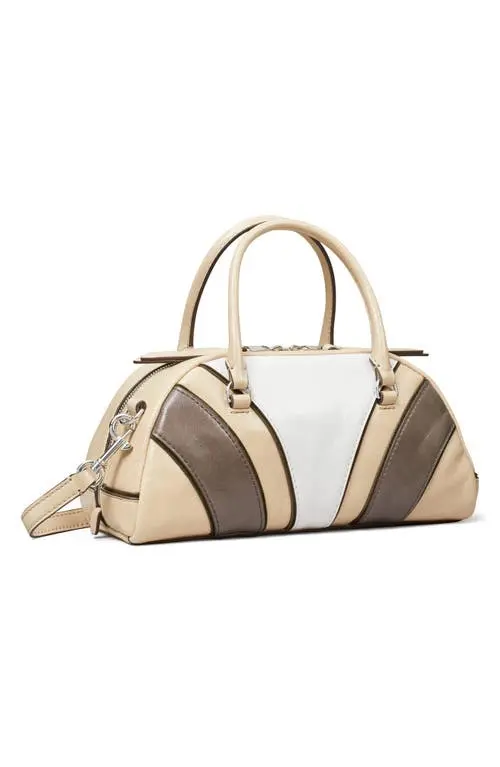 Tory Burch Small Moto Quilt Leather Bowler Bag