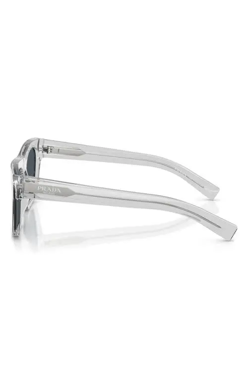 Prada 55mm Rectangular Sunglasses
