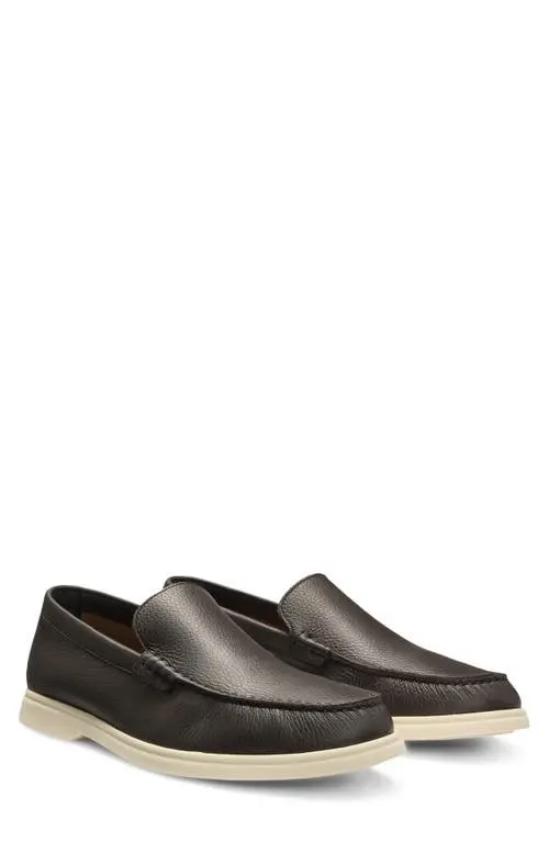 BOSS Sienne Moc Toe Slip-on Sneaker - Dark Brown