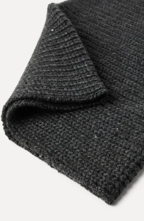 Brunello Cucinelli Neck Warmer - Dark Grey