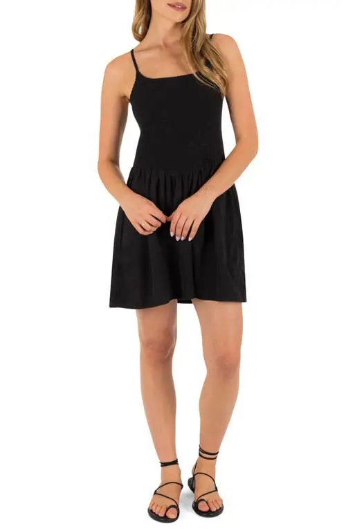 Hurley Fit-and-flare Mini Dress - Black