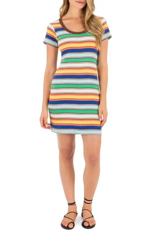 Hurley Haze Stripe Knit Dress - Chocolate Multi