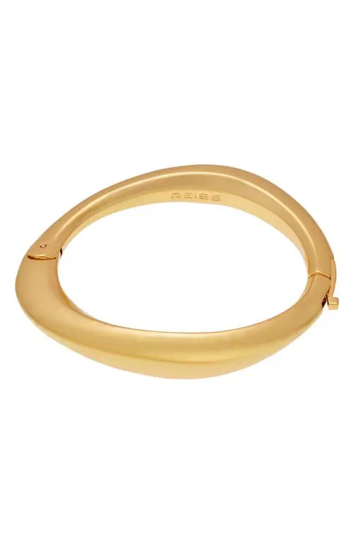 REISS Sierra Hinge Bracelet - Gold Tone