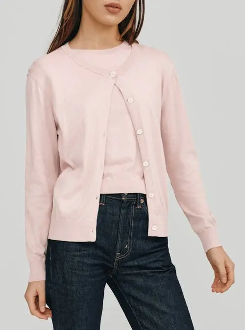KATHRYN MCCARRON Halle Cardigan - Blush