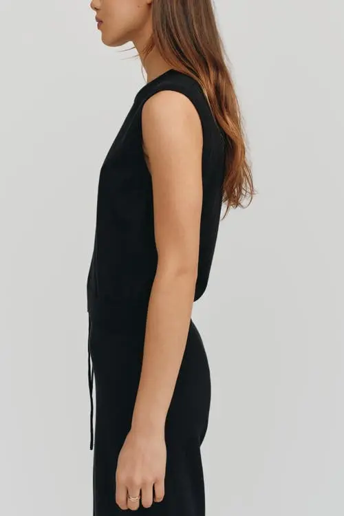 KATHRYN MCCARRON Luna Shell Tank - Black