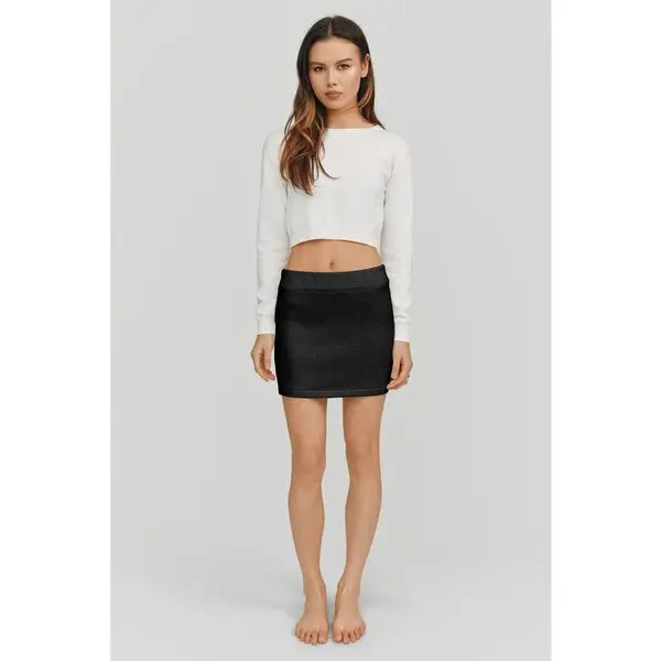 KATHRYN MCCARRON Gia Mini Skirt - Black