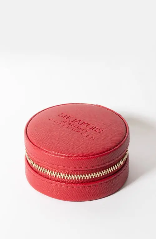 SIF JAKOBS JEWELLERY Jewellery Travel Box - Red