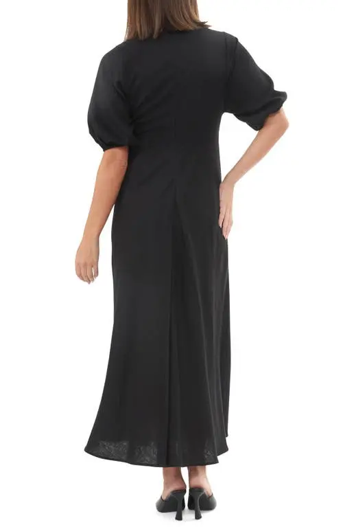 RIPE MATERNITY Camille Tie Front Maternity/nursing Dress