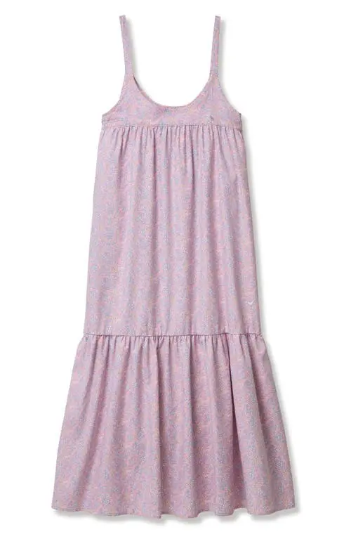 PETITE PLUME Fleurette Chloe Cotton Nightgown - Pink Floral