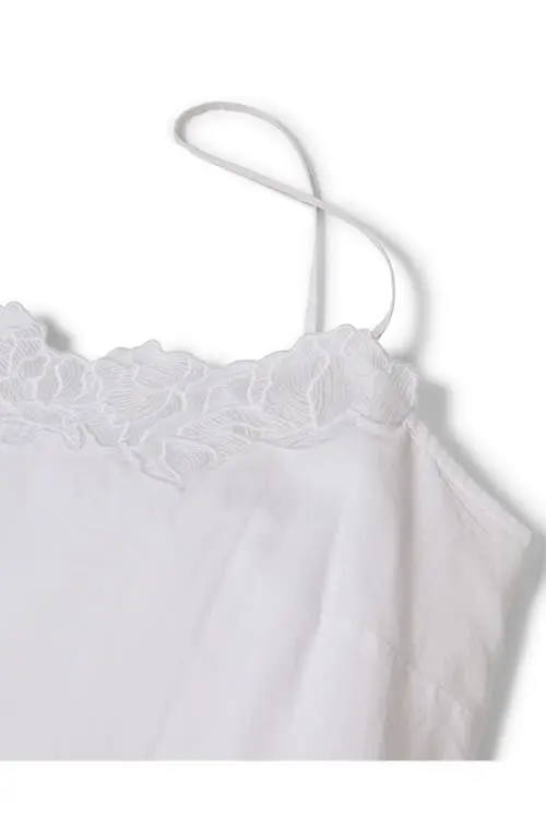 PETITE PLUME Fleur Cotton Voile Slip Nightgown