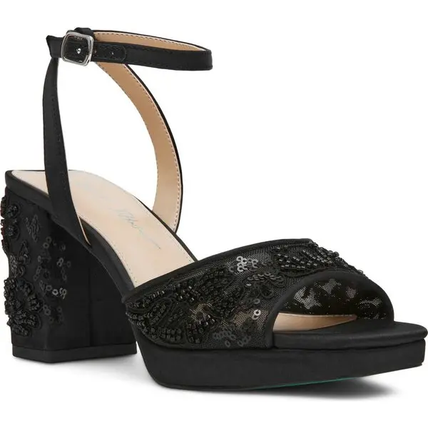 Betsey Johnson Junie Sandal - Black