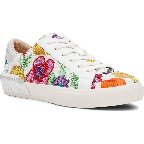 Betsey Johnson Damon Embellished Sneakers - Bright Multi
