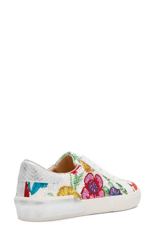Betsey Johnson Damon Embellished Sneakers - Bright Multi