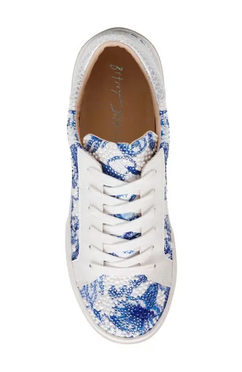 Betsey Johnson Damon Embellished Sneakers