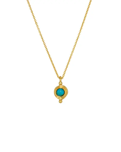 OTTOMAN HANDS Birthstone Pendant Necklace - December