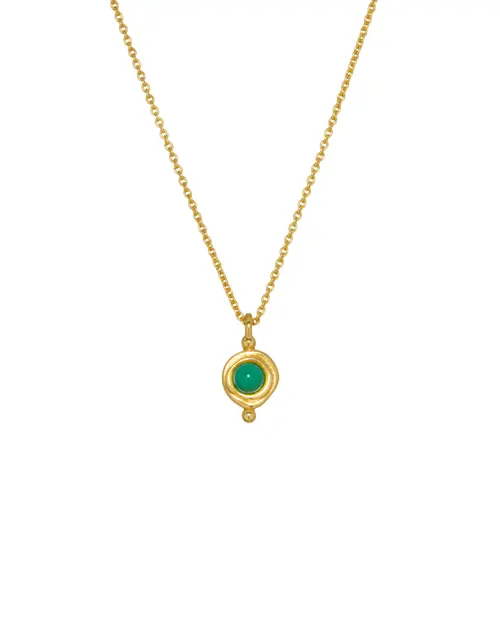 OTTOMAN HANDS Birthstone Pendant Necklace - May