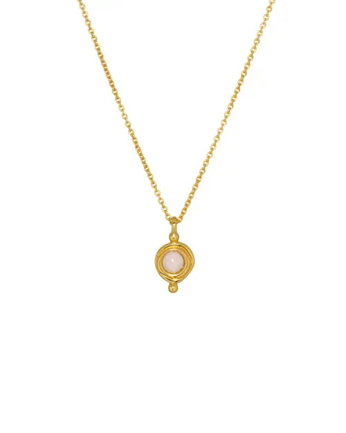 OTTOMAN HANDS Birthstone Pendant Necklace - October
