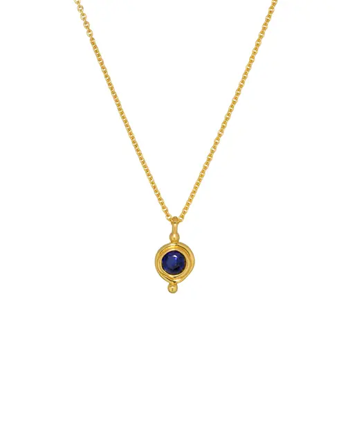 OTTOMAN HANDS Birthstone Pendant Necklace - September