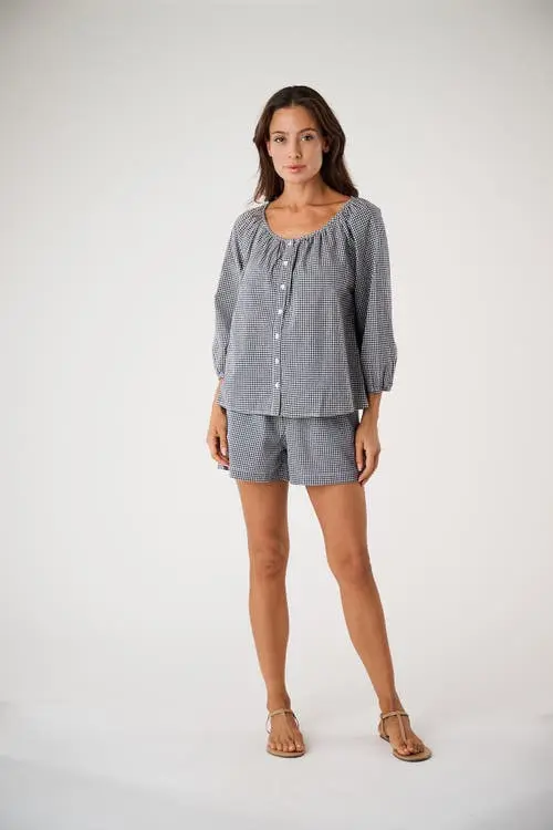 MAREA Ava Gingham Shorts
