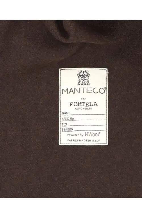 FORTELA Cpo 2.0 Overshirt In Fine Wool - Brown