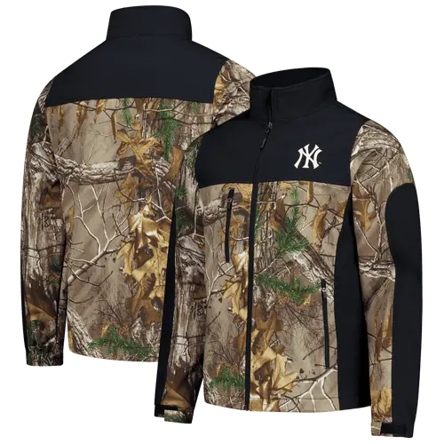 DUNBROOKE New York Yankees Hunter Softshell Realtree Full-zip Jacket
