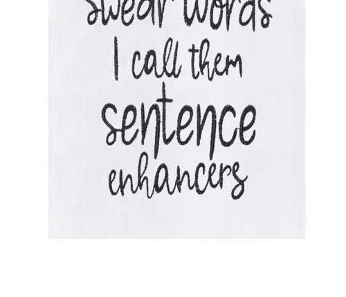 C&F HOME You Call Them Swear Words Towel